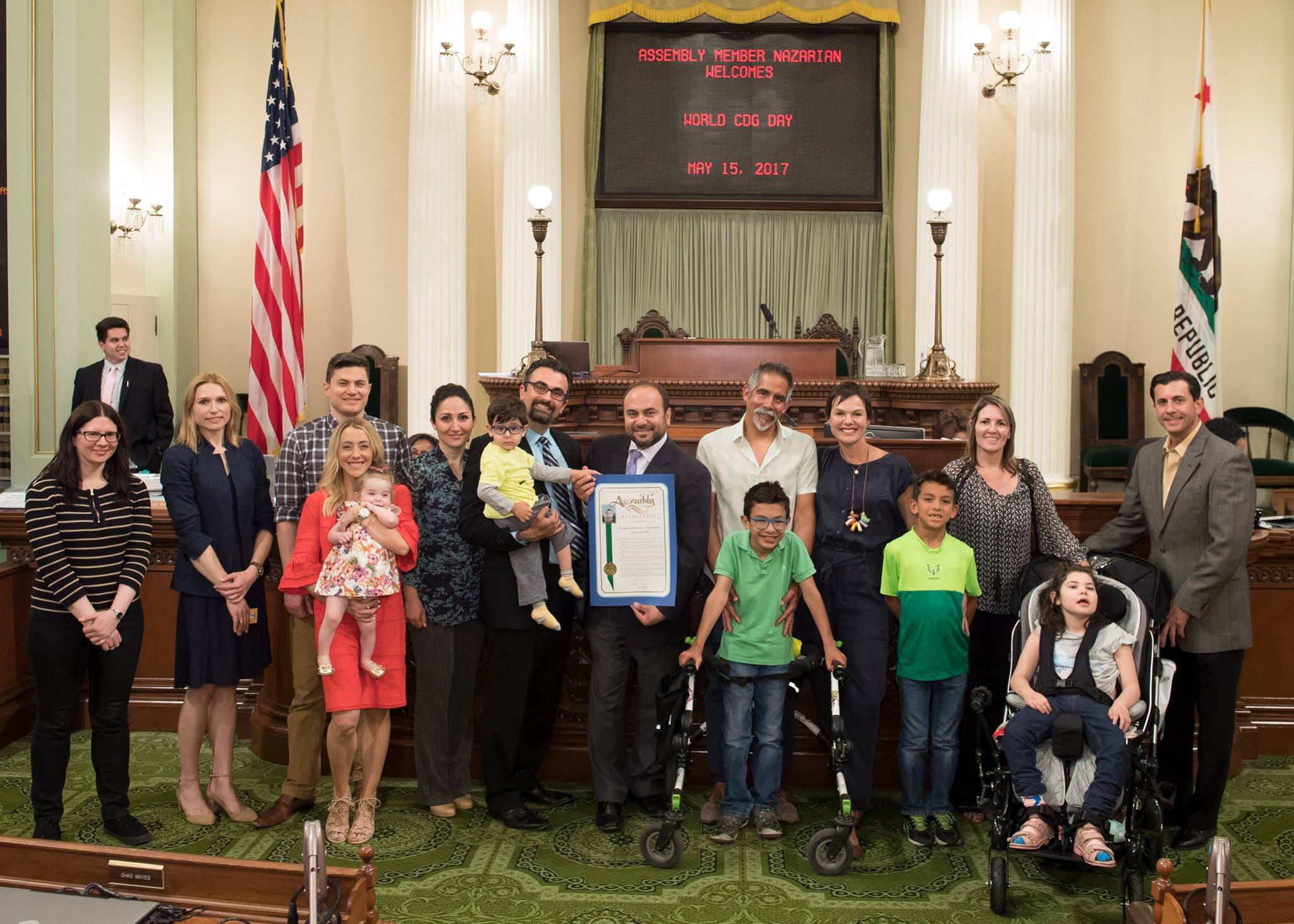California recognized May 16 as World CDG Awareness Day – Amour Fund